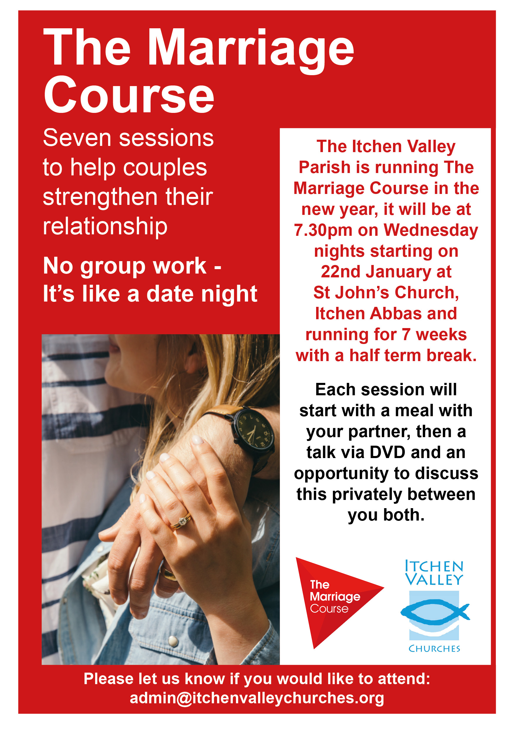 The Marriage Course at St John’s Itchen Abbas commencing Wednesday 22nd ...