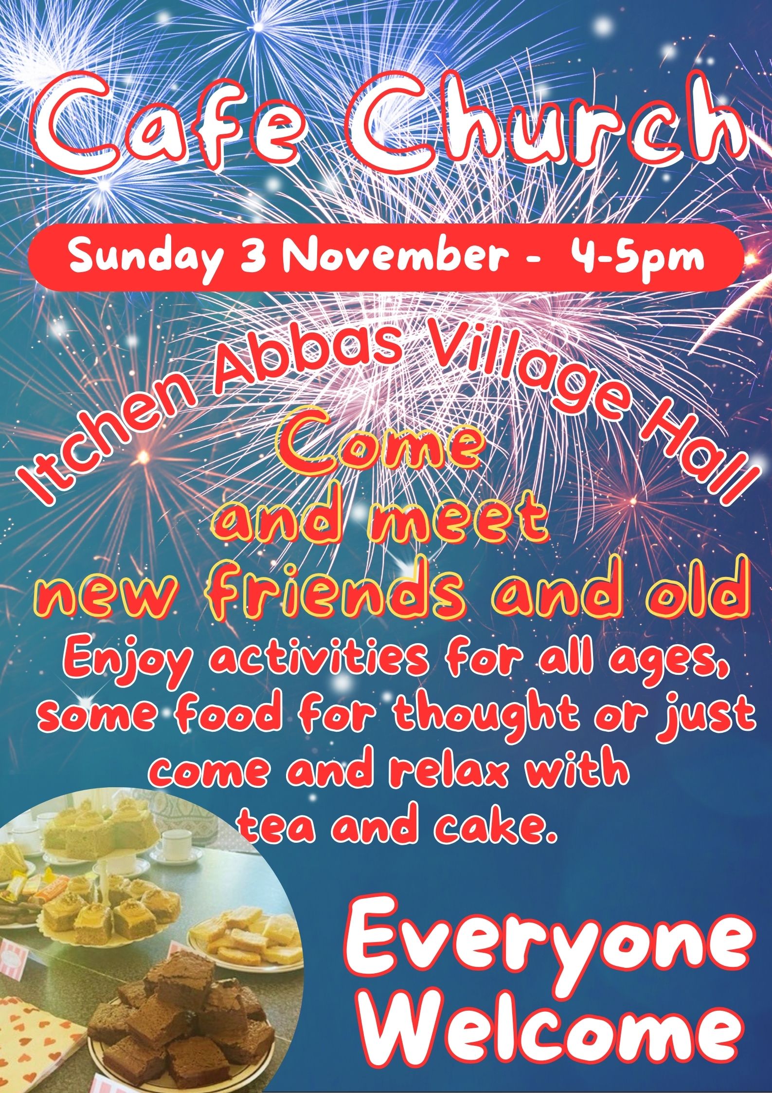 Cafe Church this Sunday at 4pm | Itchen Valley Churches