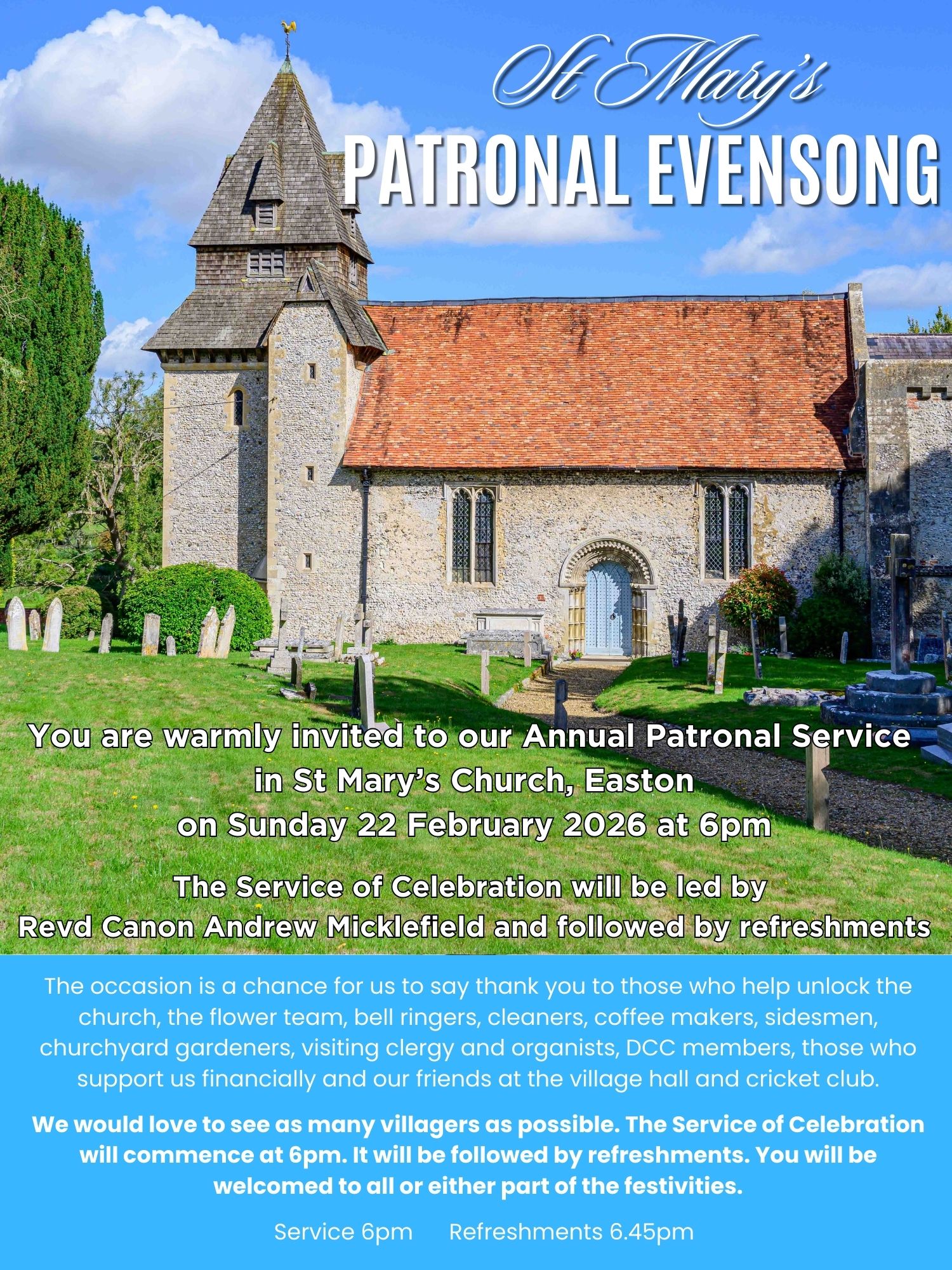 Church Matters – Sunday 1 February | Itchen Valley Churches